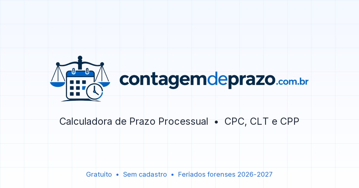 Calculadoras Jurídicas Gratuitas | contagemdeprazo.com.br